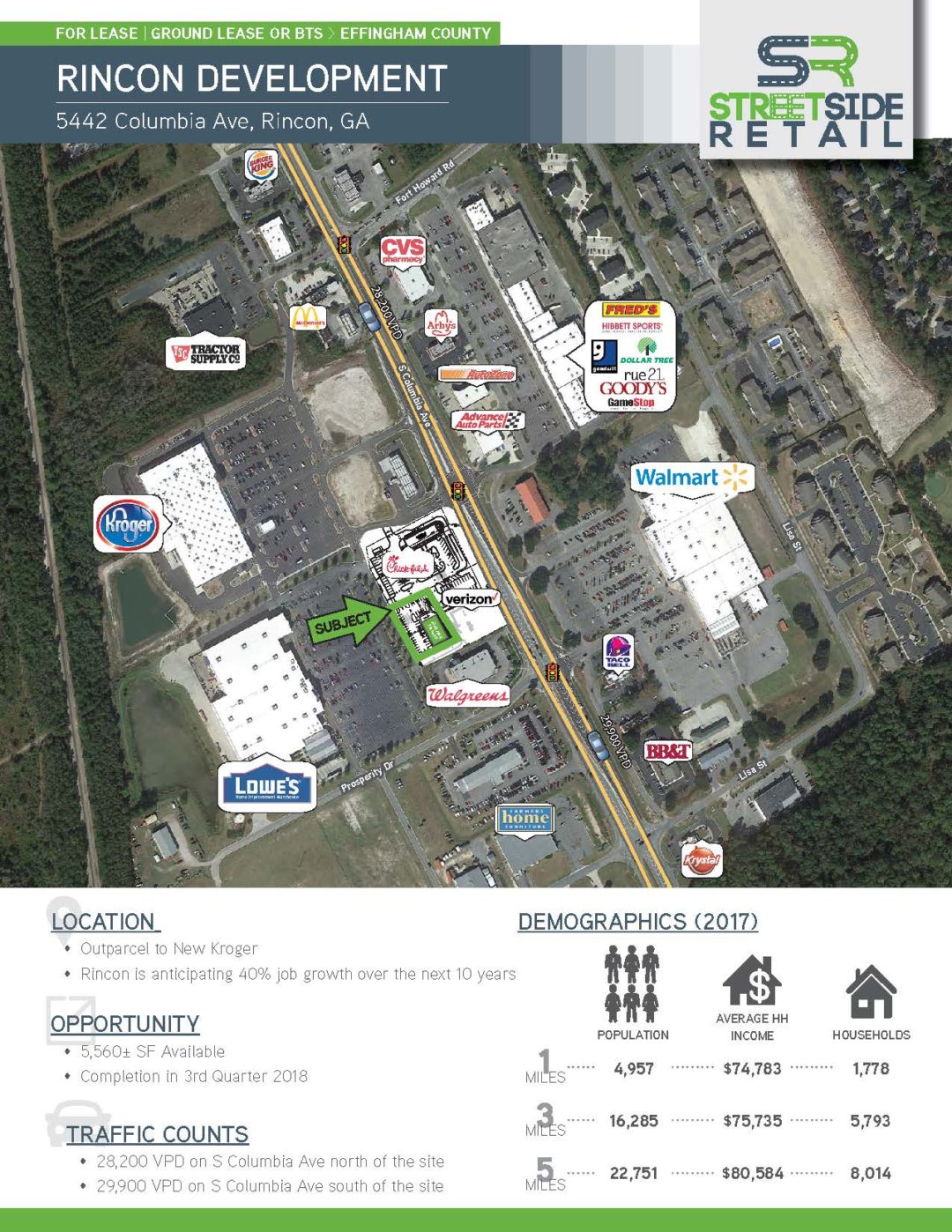 Rincon, GA | Streetside Retail